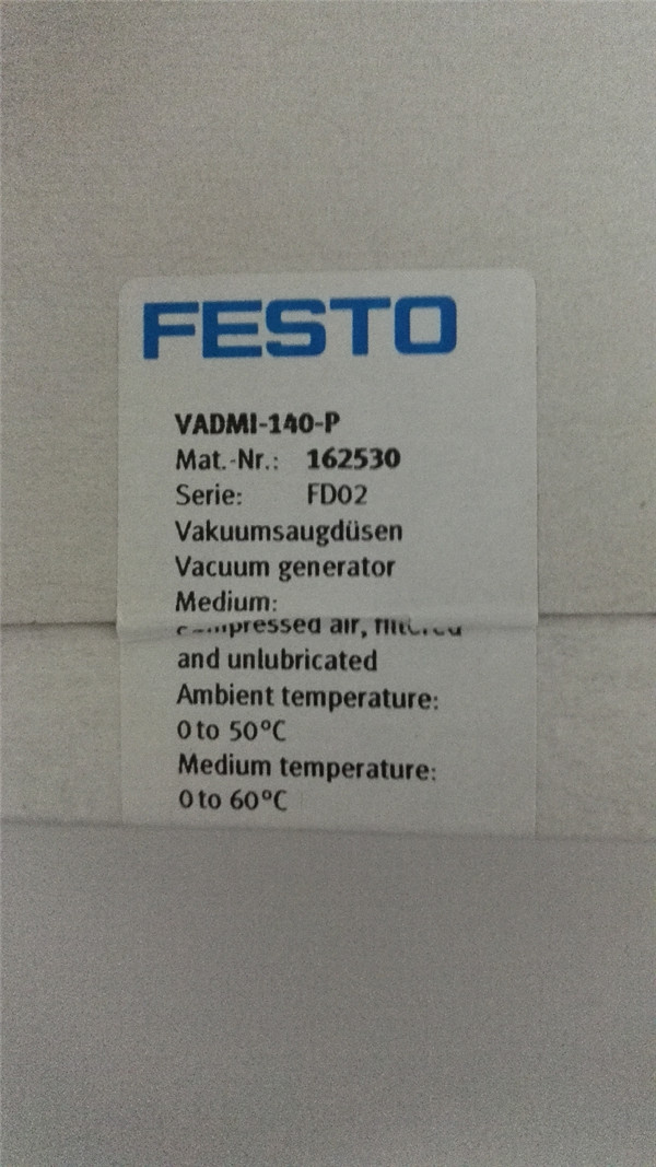 VADMI-140-P, 162530, Festo, Stock, Vacuum Generators – Provide Stock Of Electronic Components