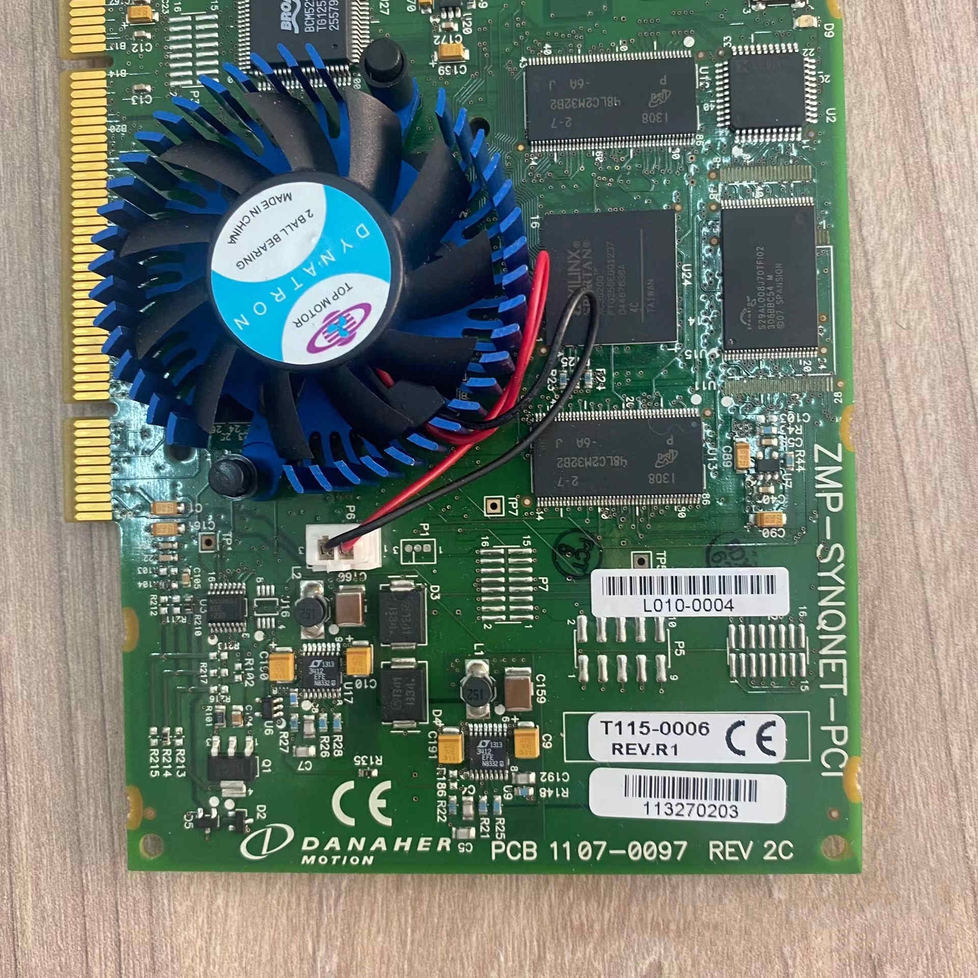 DANAHER Motion, ZMP-SYNQNET-PCI (T115-0006 REV.R1), PCB 1107-0097 REV 2C, Used – Provide Stock ...